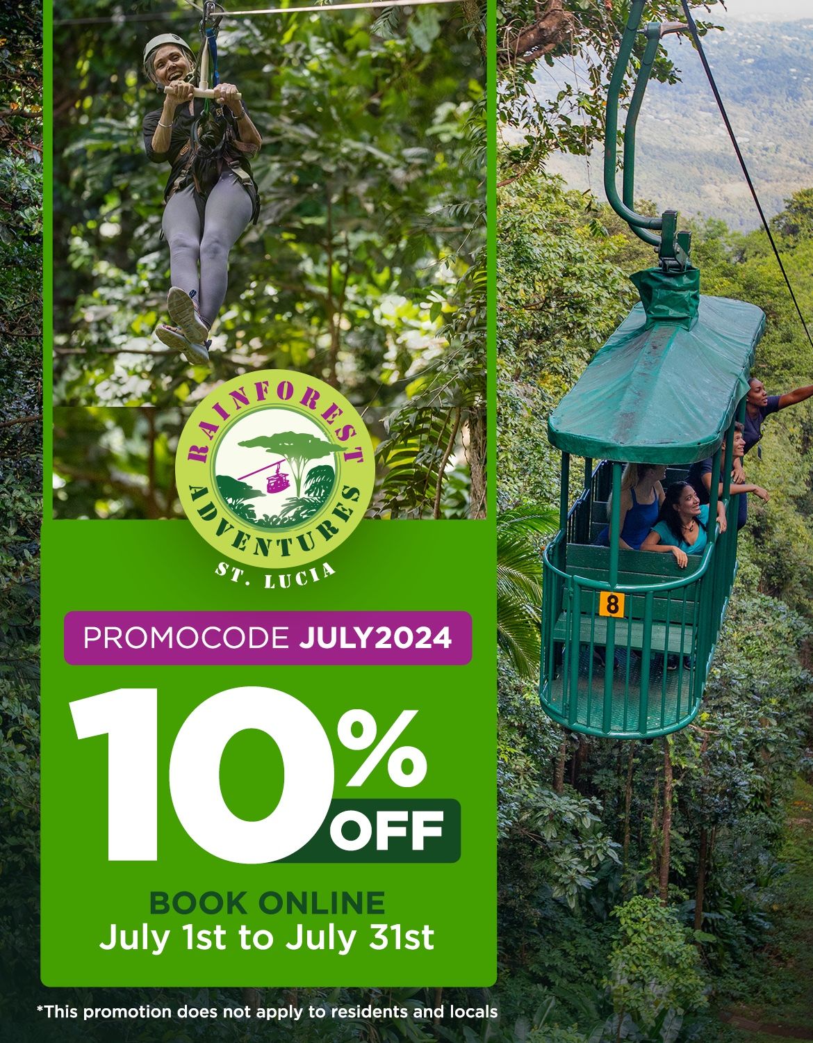 Nature and Adventure Tour in St.Lucia | Rainforest Adventure